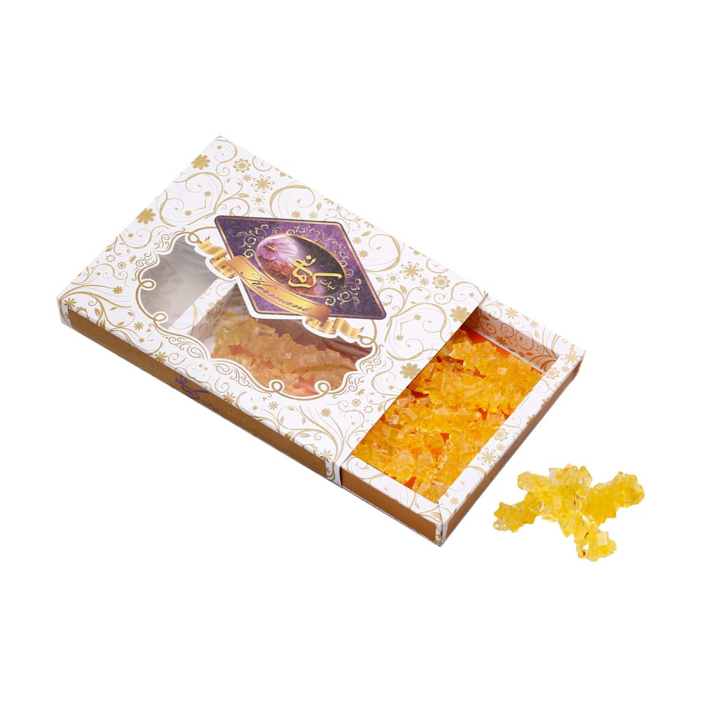 Boxed Saffron String Rock Candy – Kermanigaz Company